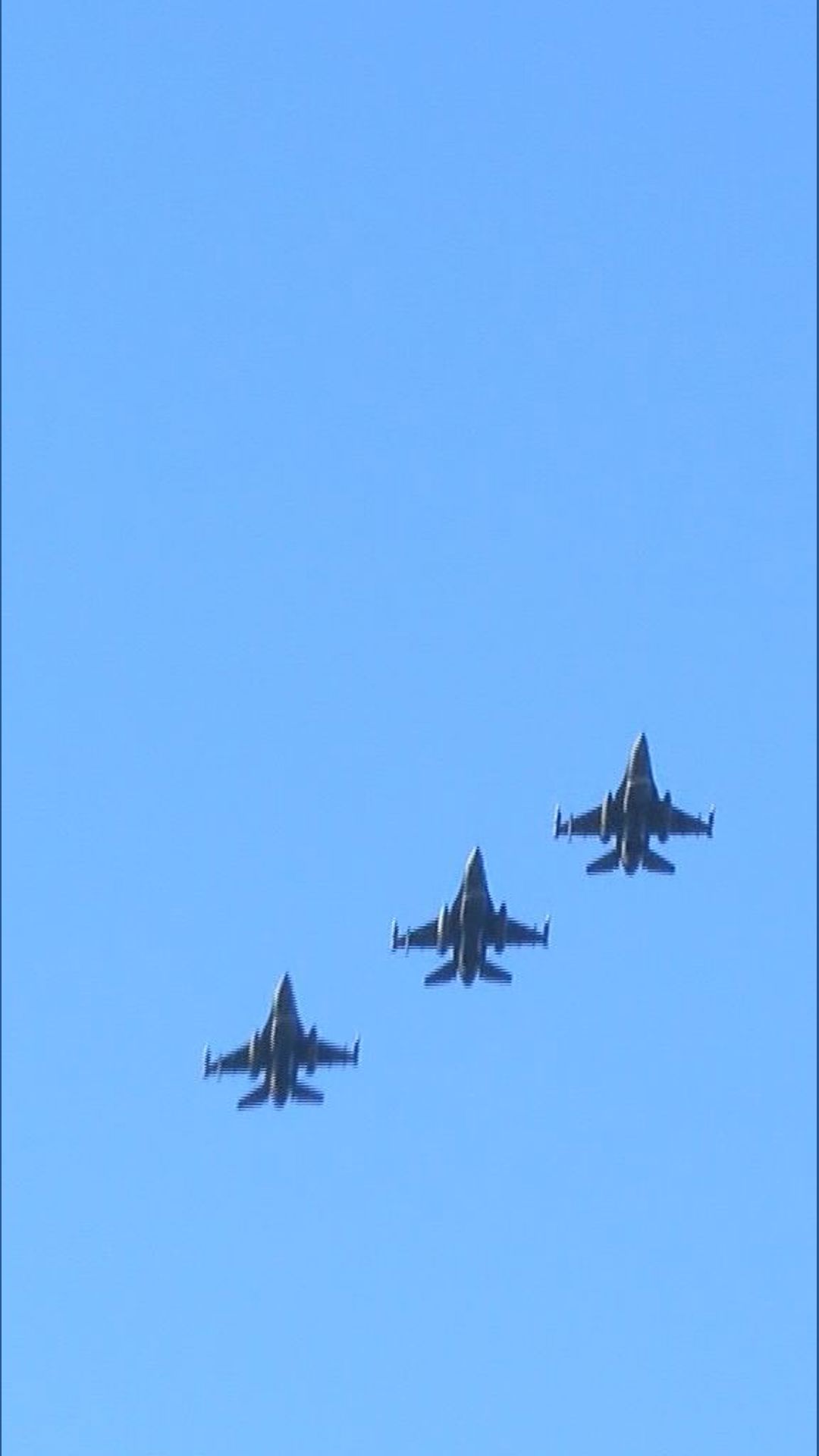 F-16 flyover honors military families at local high school football ...