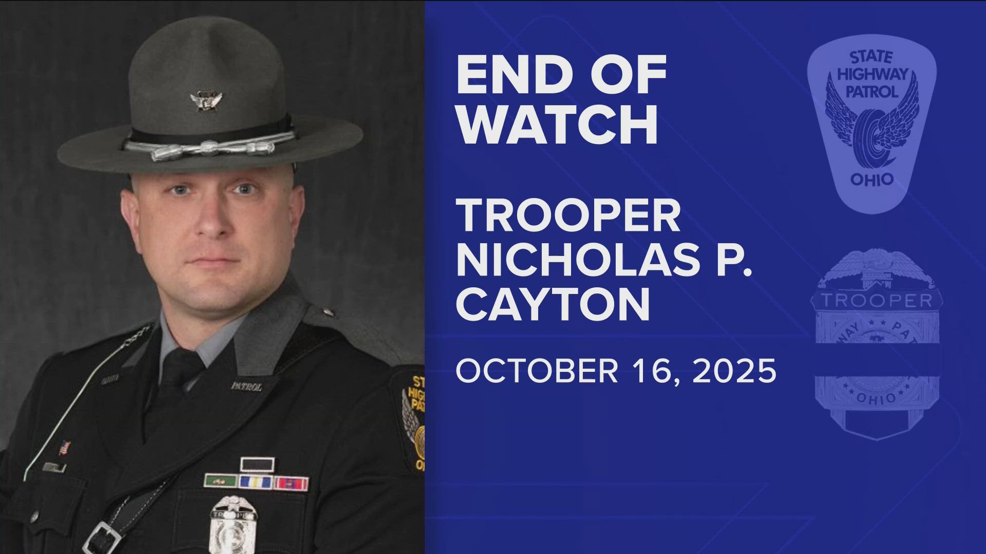 State trooper killed while helping disabled vehicle in eastern Ohio ...