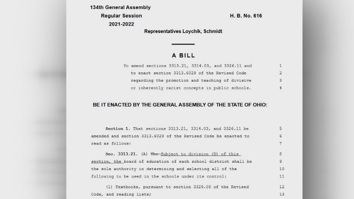 Breaking down both sides of HB 616, Ohio's 'Don't say gay' bill | wtol.com