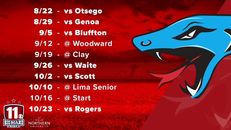 Bowsher Blue Racers - Big Board Friday Countdown to Kickoff | wtol.com