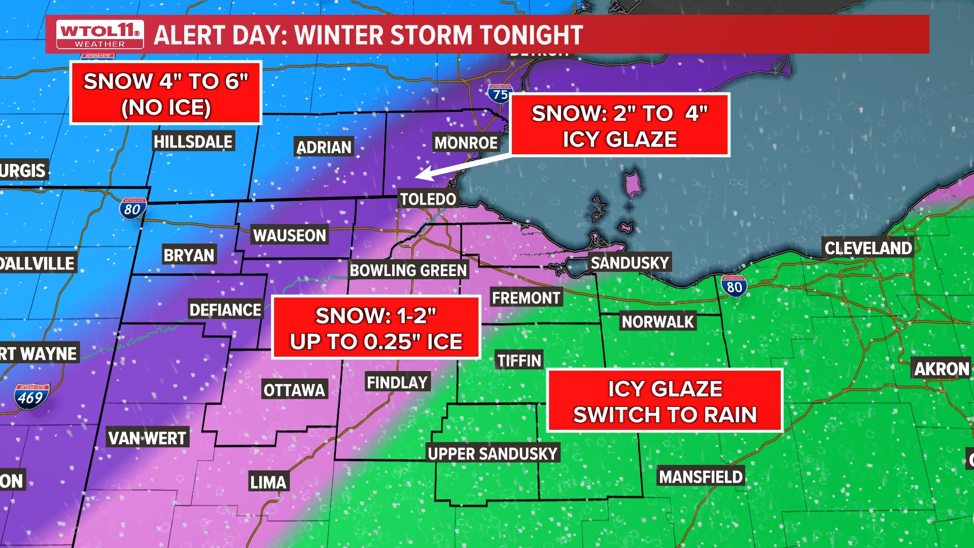 Everything you need to know as winter storm set to impact NW Ohio, SE ...