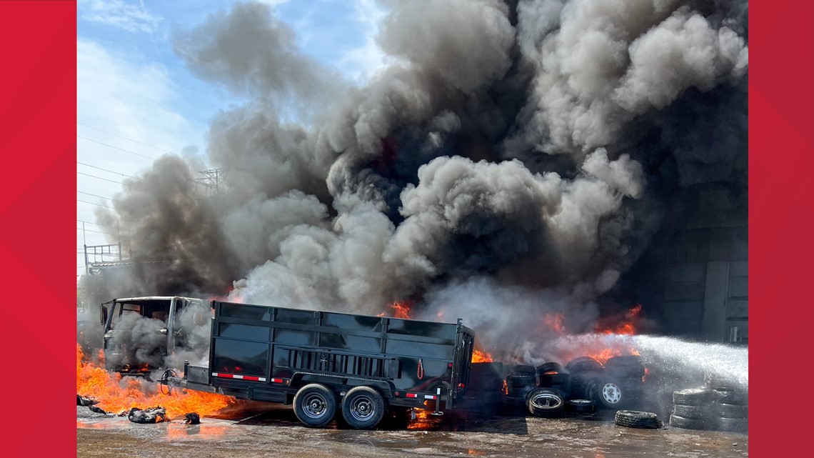 TFRD cleaning up scene at west Toledo used auto parts store | wtol.com