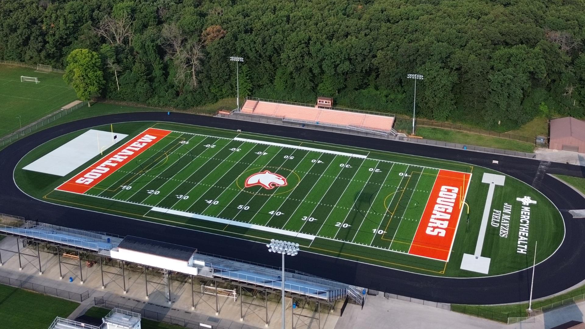 Southview honors longtime coach Jim Mayzes with new turf field | wtol.com