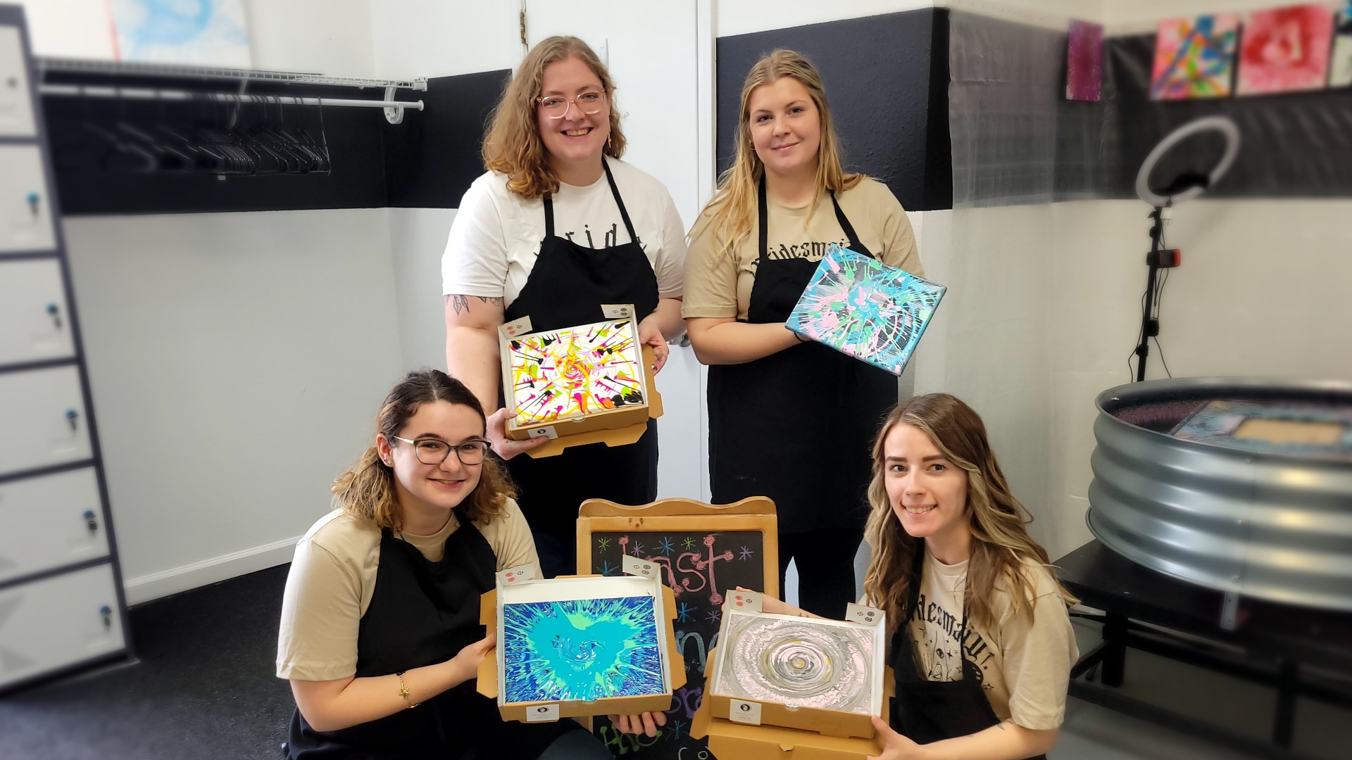 Spin & Splat interactive art studio opens in west Toledo | wtol.com