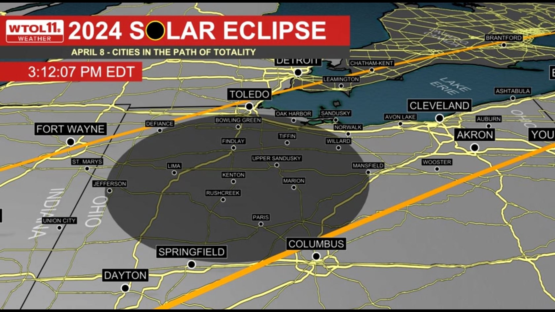 WATCH: Solar eclipse path of totality across entire US | wtol.com