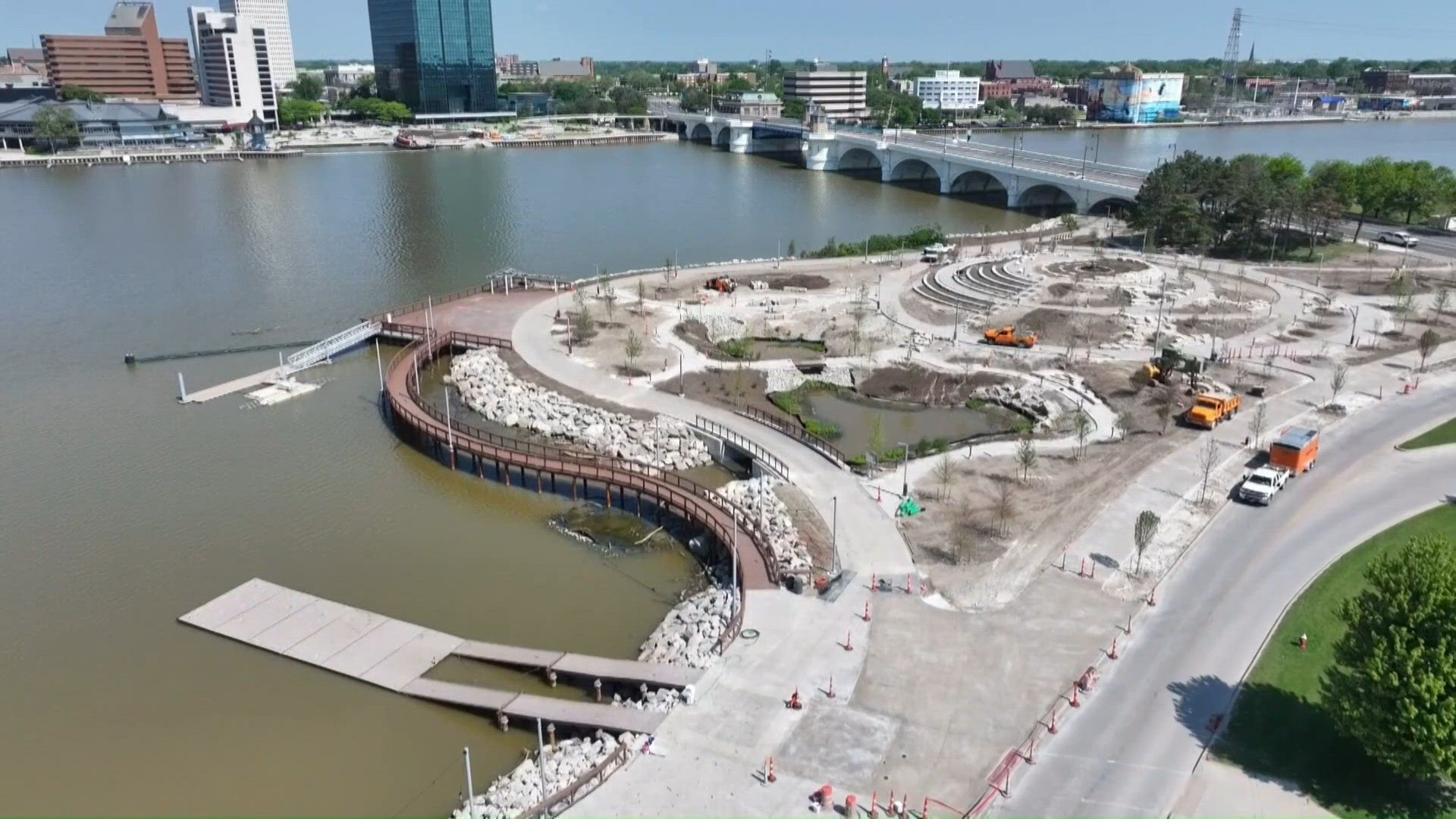 'There's more to come': Glass City Riverwalk nears 50% completion mark ...