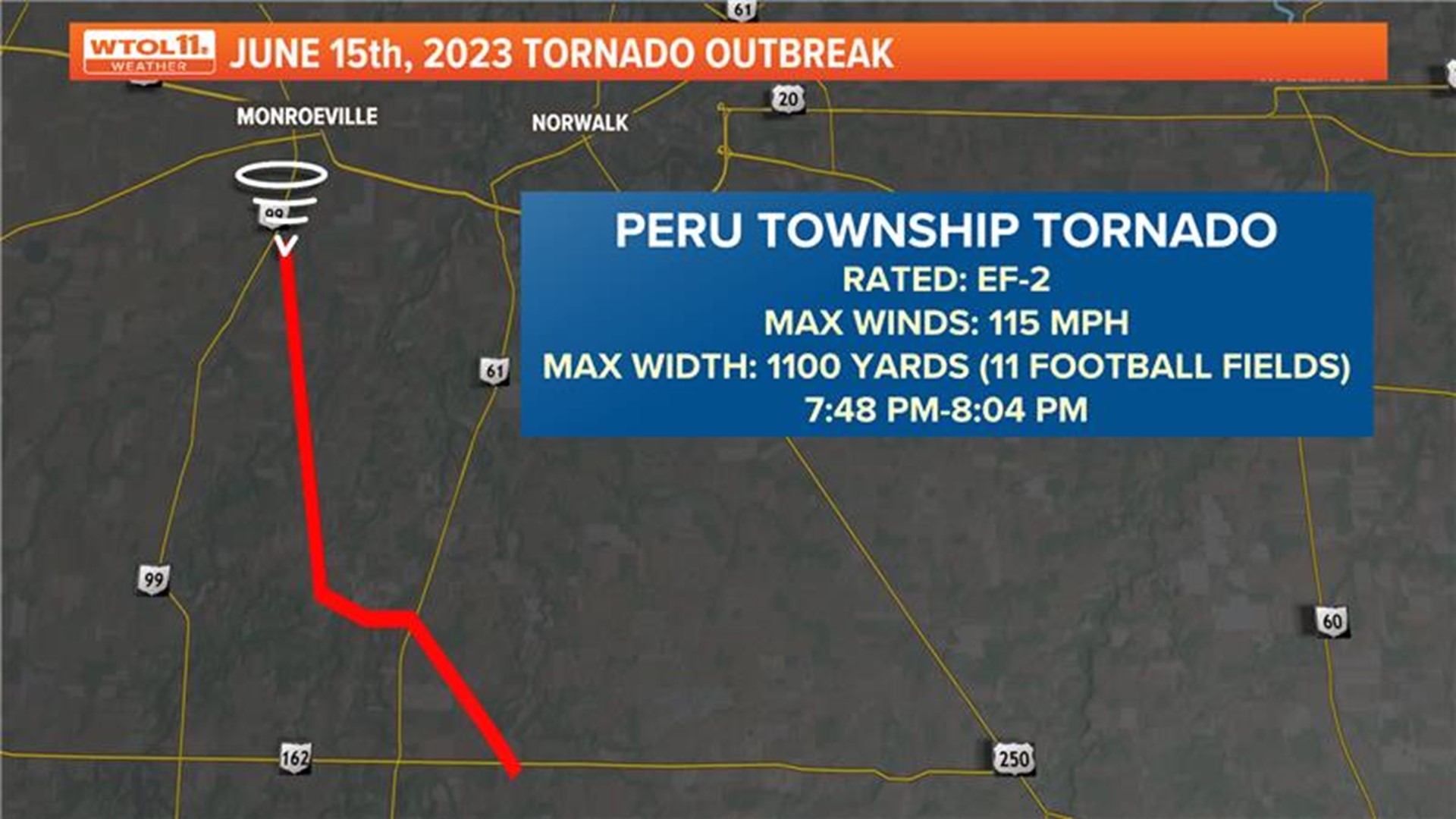 An in-depth look at the paths of all 9 tornadoes that touched down in ...
