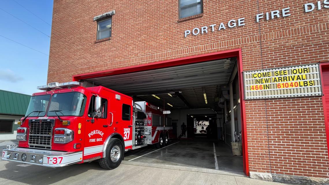 What area does the Portage Fire District serve? | wtol.com