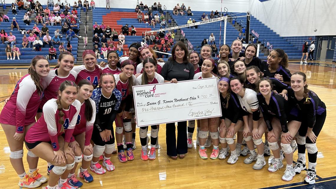 Springfield volleyball senior sets career digs on special night | wtol.com