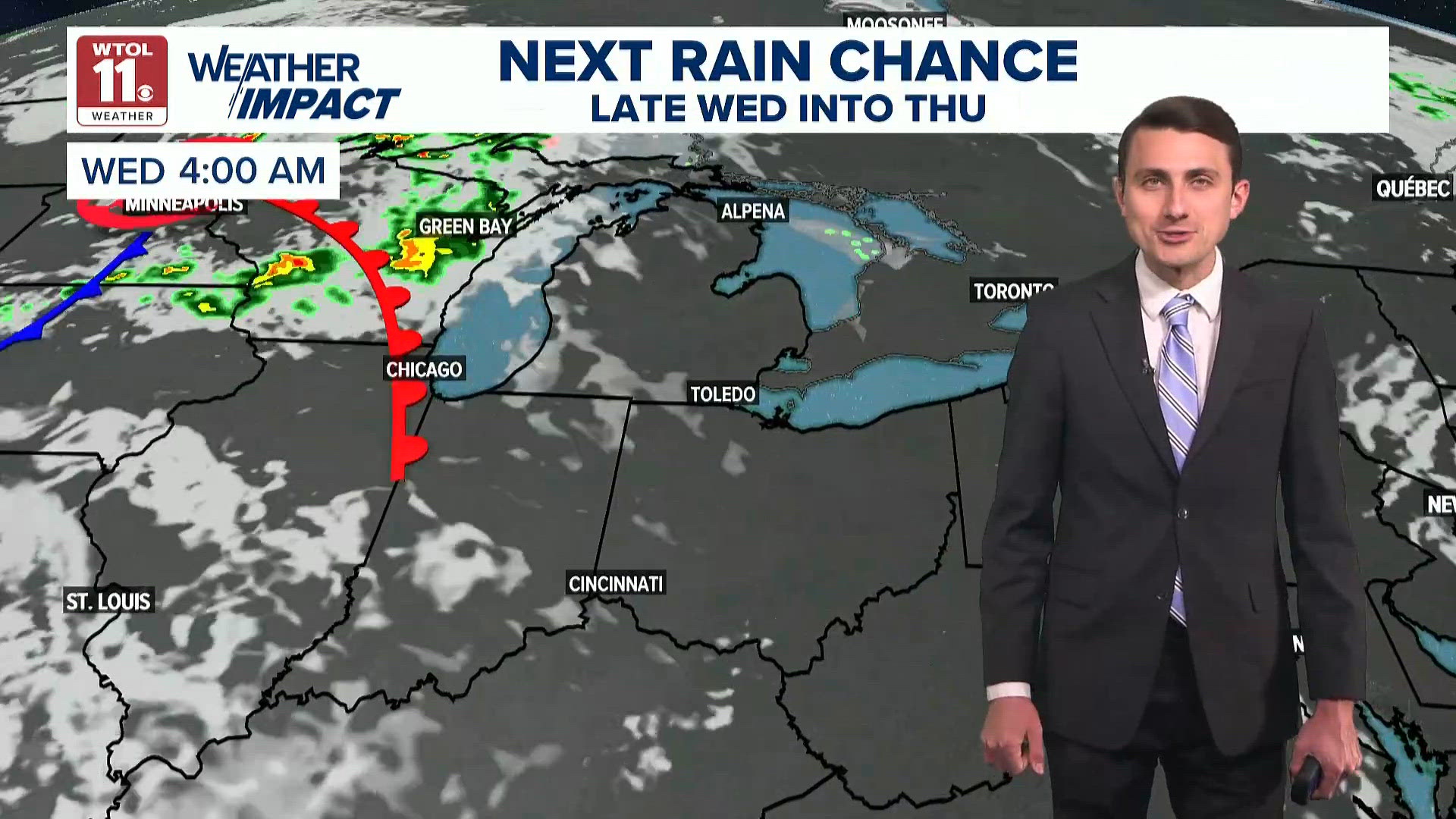 Clouds roll in Wednesday afternoon with chance of showers in the ...