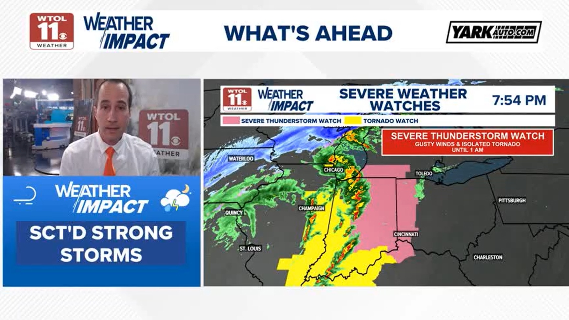 Scattered strong storms possible Wednesday night. Here's what to expect ...