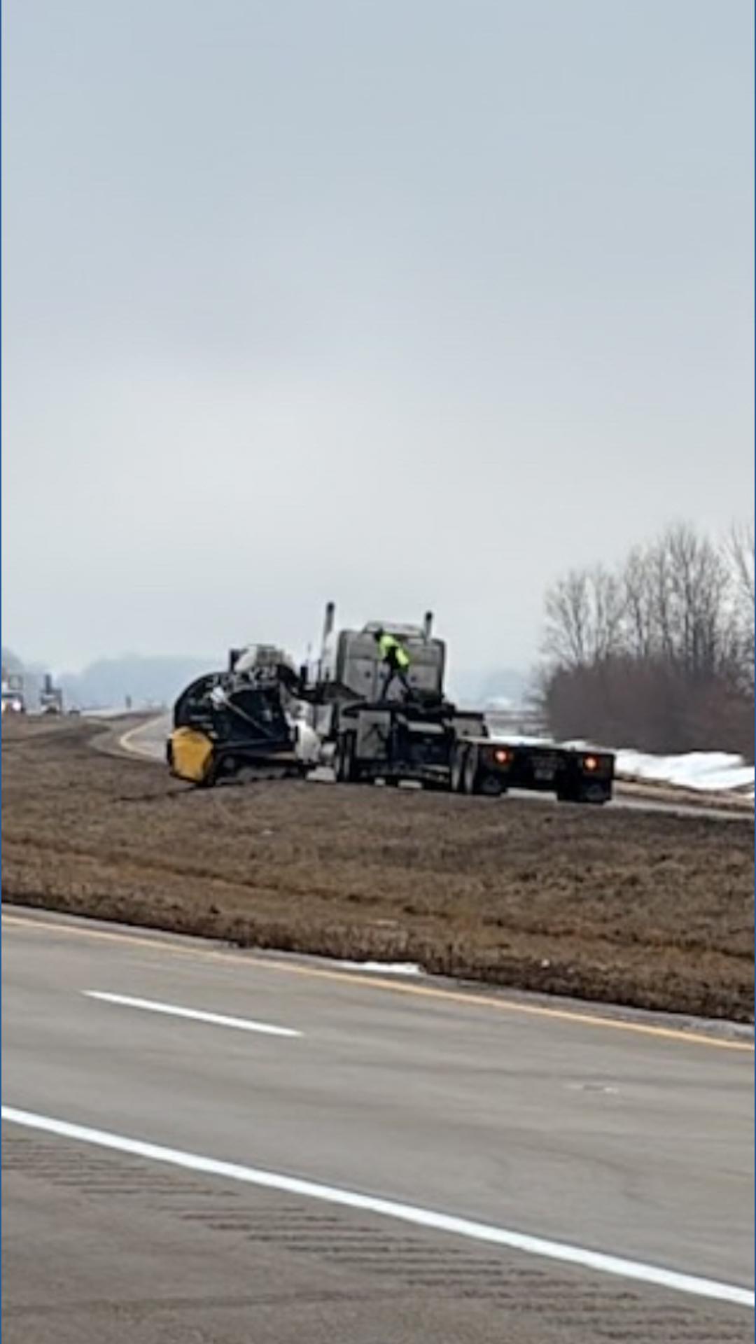 One person injured in Waterville semi rollover that caused salt spill ...