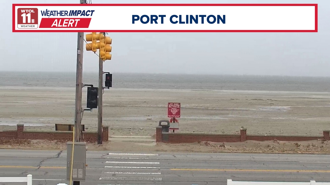 What is a seiche? High wind speeds expose lake bed in northwest Ohio ...