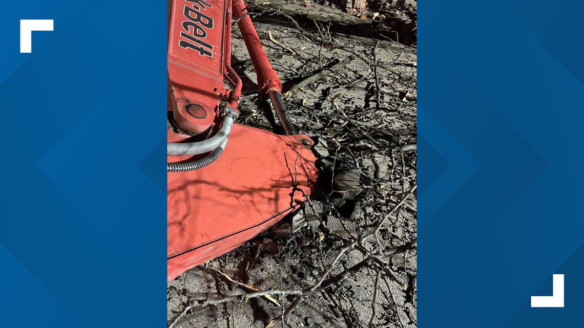 Person injured when excavator tips over at building demolition | wtol.com