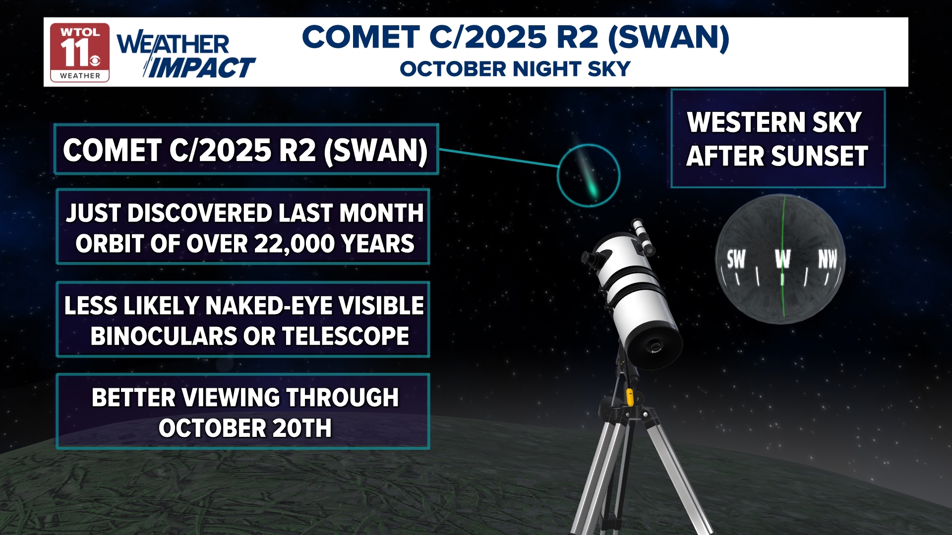 Once-in-a-lifetime comet may be visible to naked eye in October. What ...