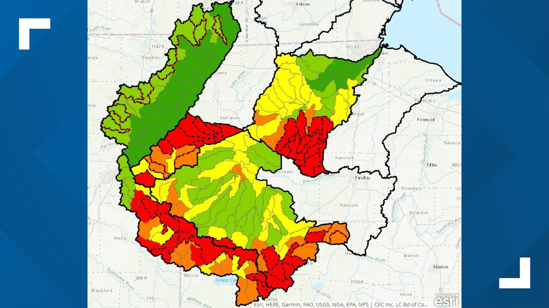 Data released by Ohio officials show algal bloom-feeding hotspots ...