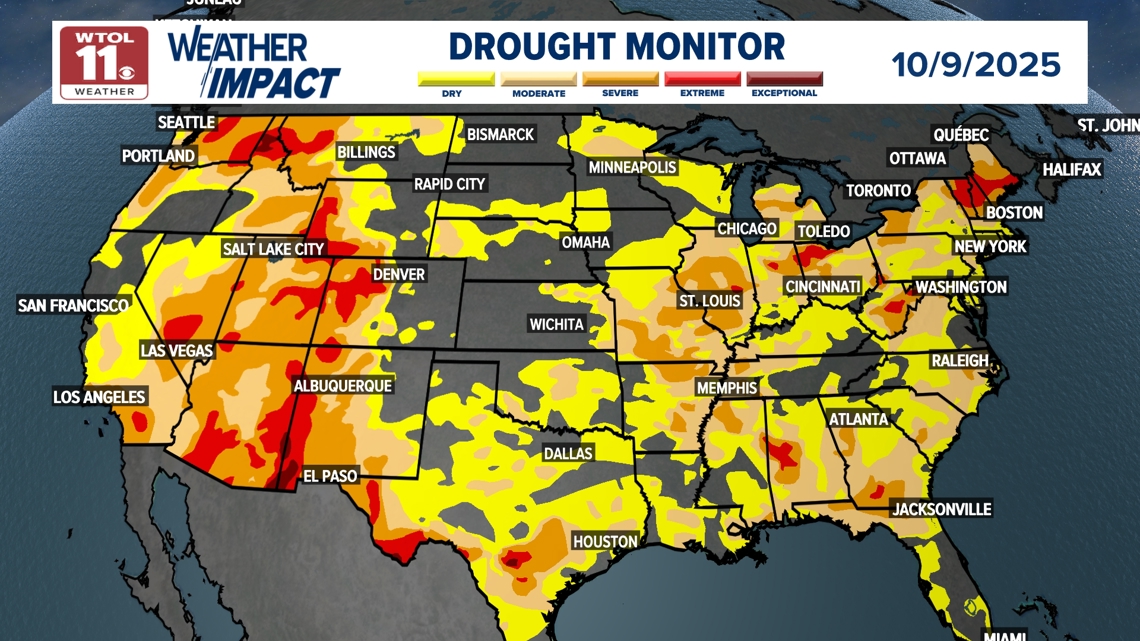 Drought Expands Across US, Intensifies in Northwest Ohio | wtol.com