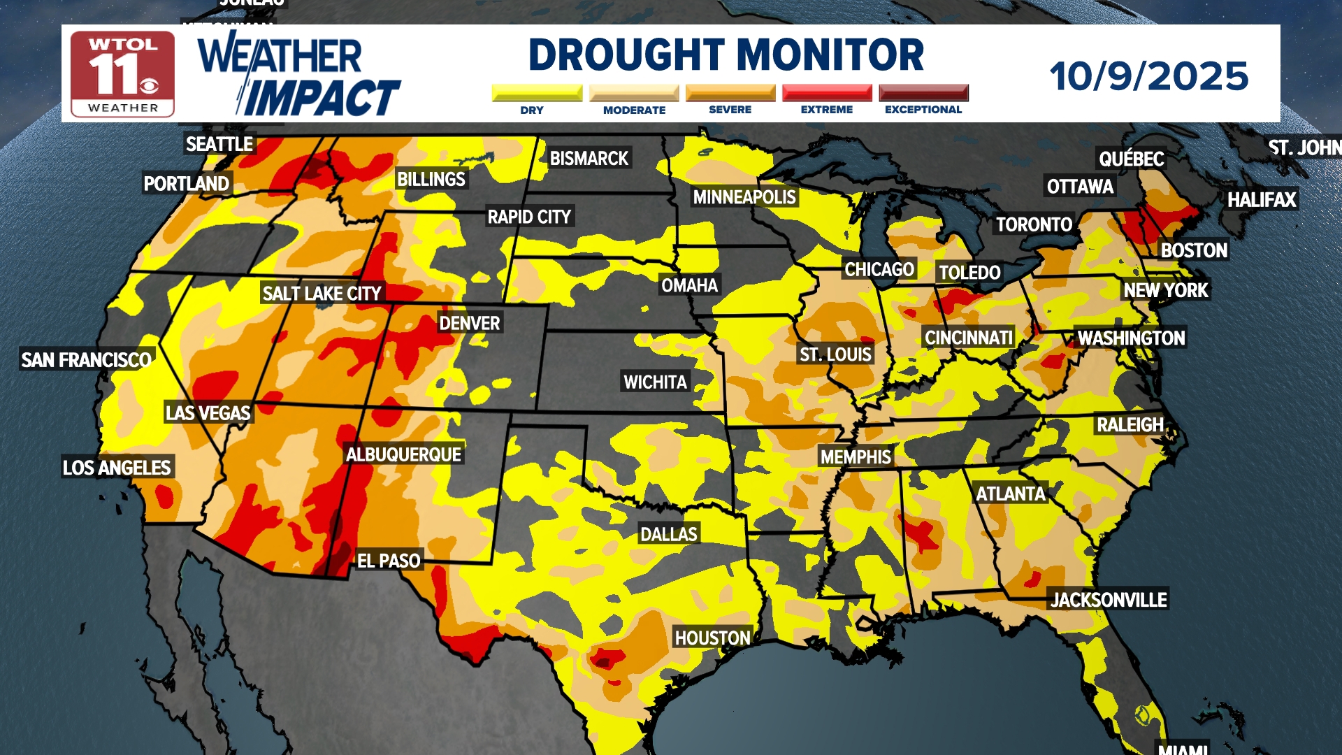 Drought Expands Across US, Intensifies in Northwest Ohio | wtol.com