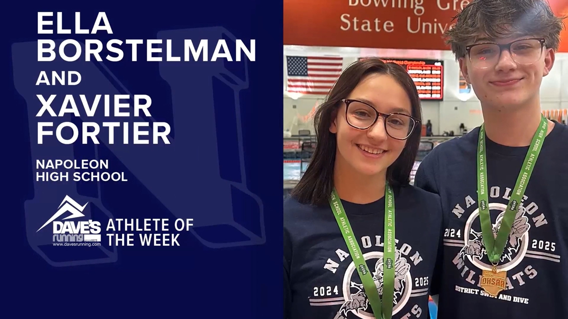 Athletes of the Week: Ella Borstelman and Xavier Fortier of Napoleon ...