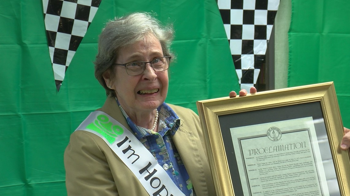 Way Public Library honors fiscal officer retiring after 50 years | wtol.com