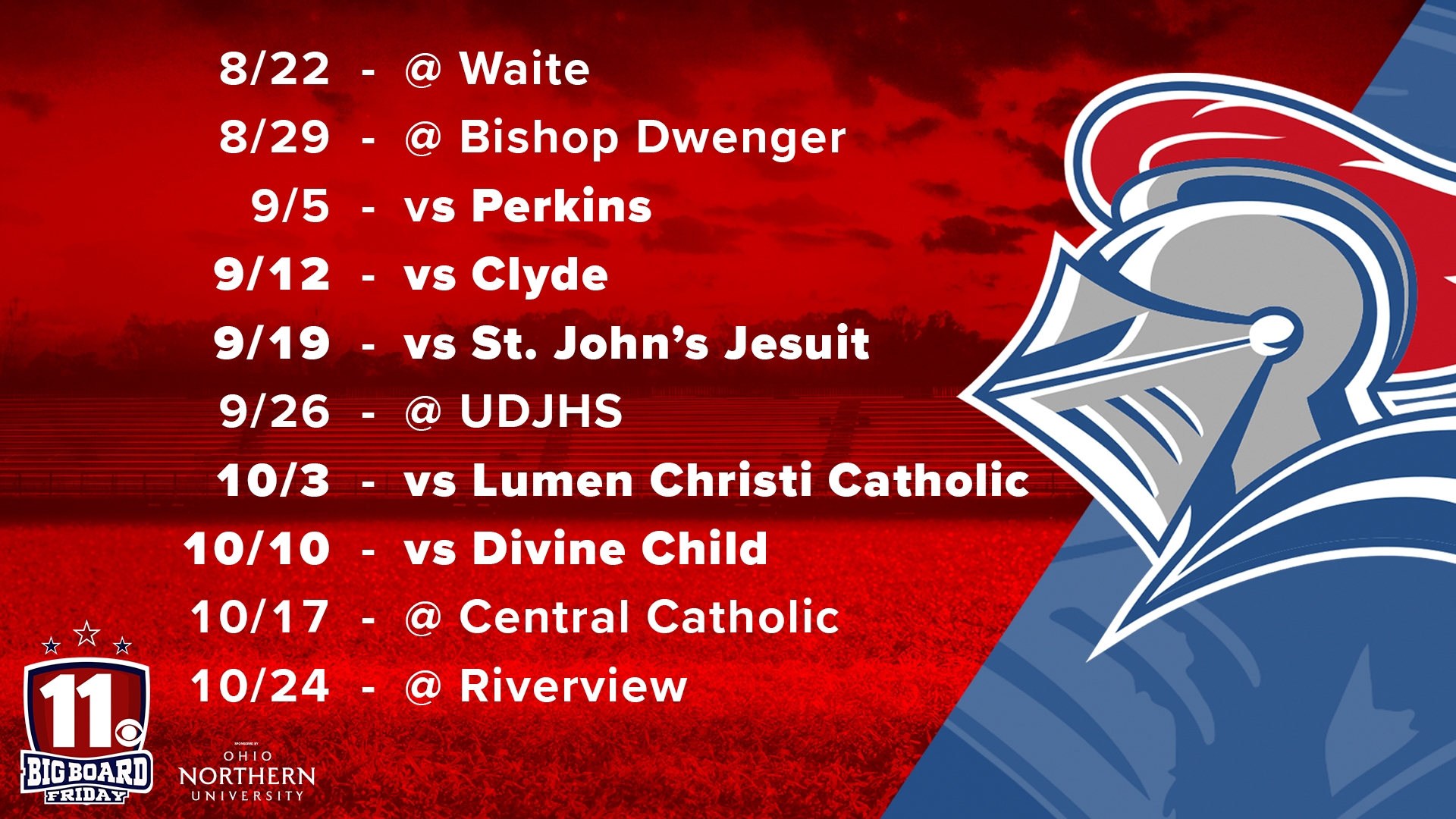 St. Francis de Sales Knights - Big Board Friday Countdown | wtol.com