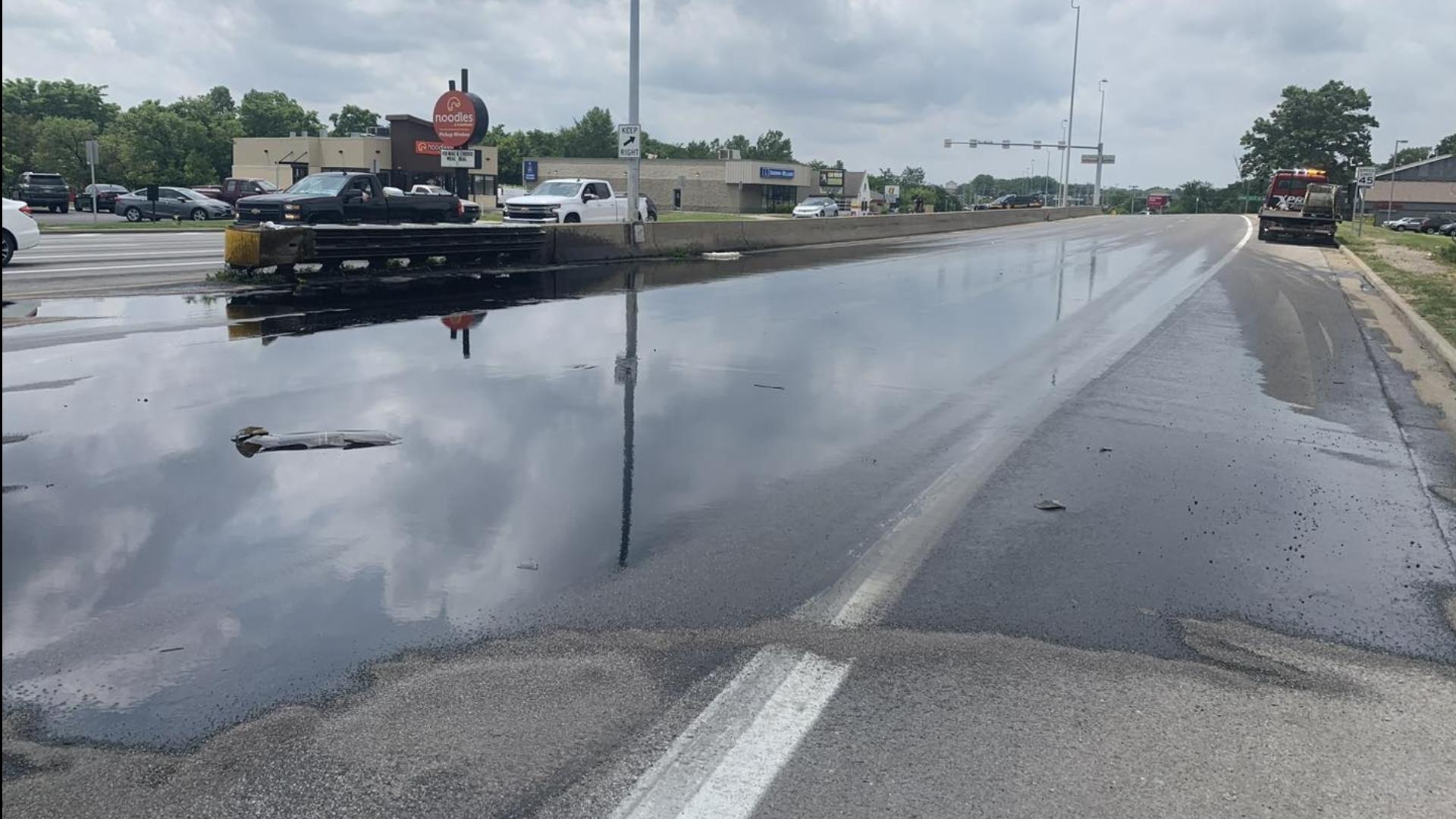 Oil spill in Springfield Township prompting road closures | wtol.com