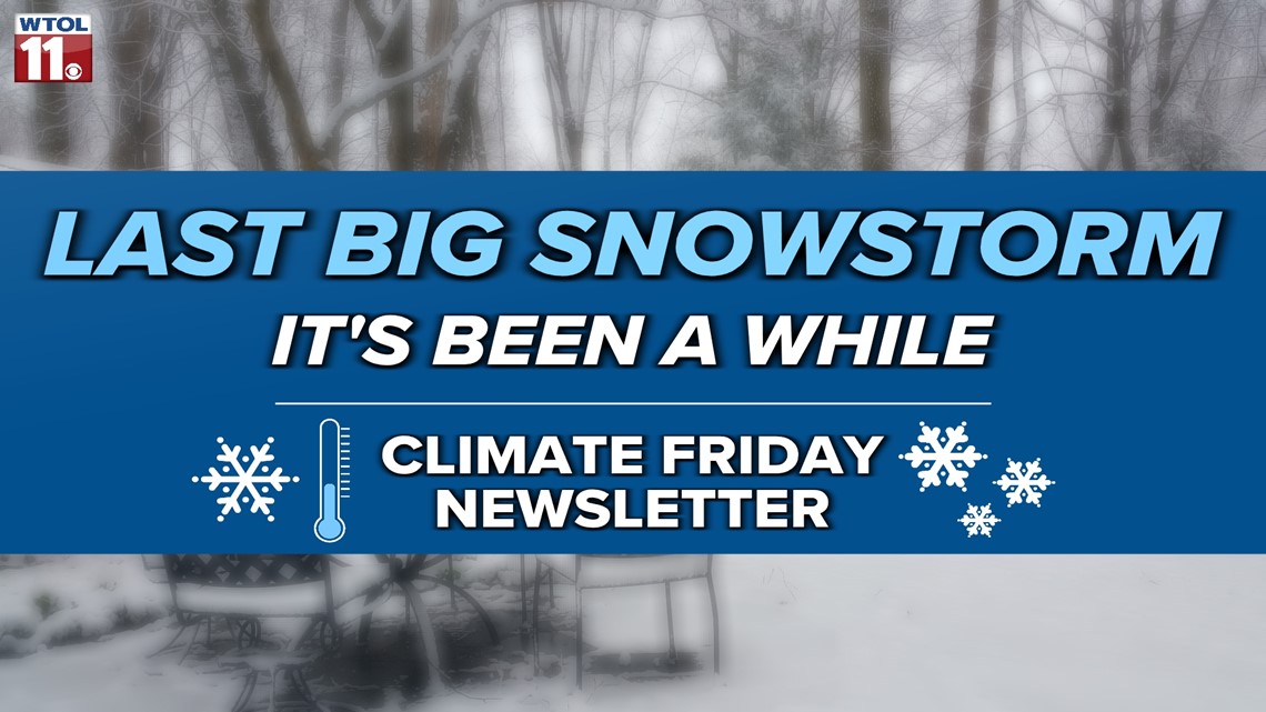When was northwest Ohio's last big snowstorm? | Climate Friday | wtol.com