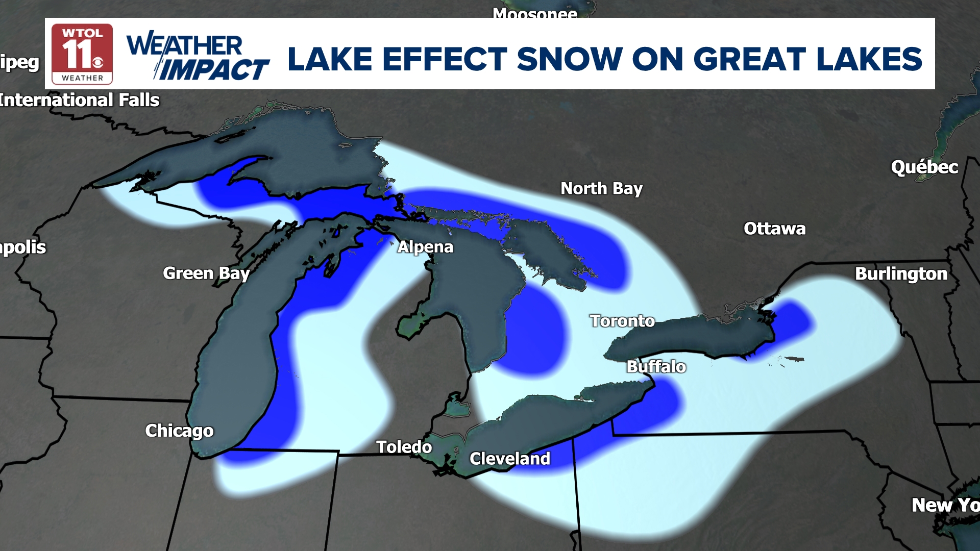 Which Great Lake creates the most snow? | wtol.com