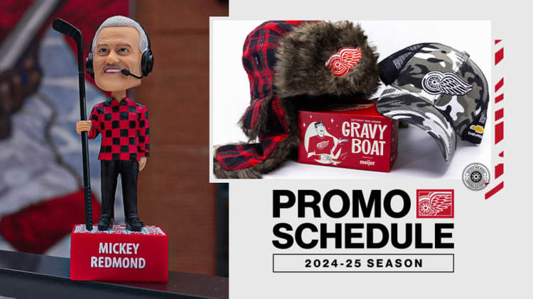 Detroit Red Wings promo giveaways and 2024-25 season theme games | wtol.com