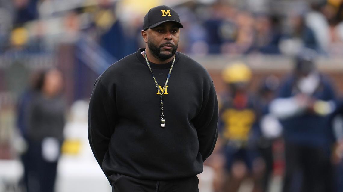 Sherrone Moore says Biff Poggi will lead team during upcoming 2-game suspension | wtol.com