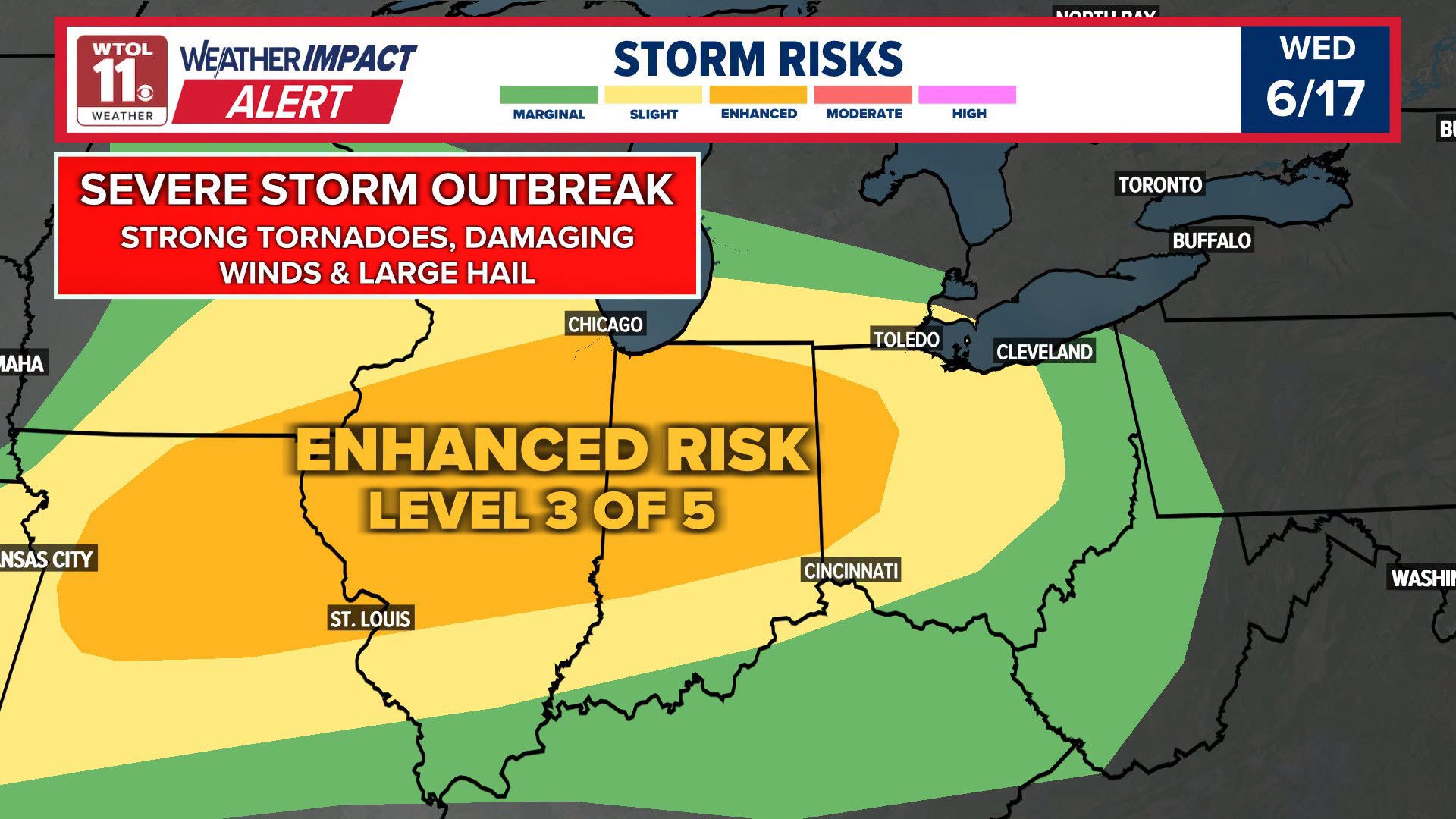 Marginal, Slight, Enhanced... What do Storm Prediction Center outlooks ...