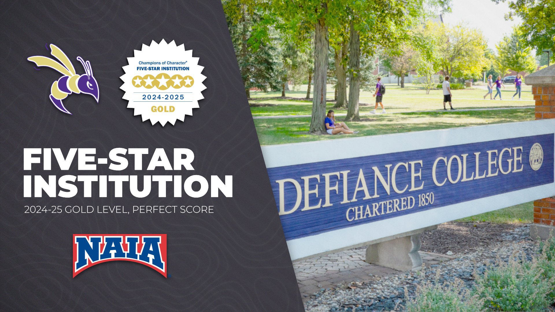 Defiance College awarded by NAIA | wtol.com