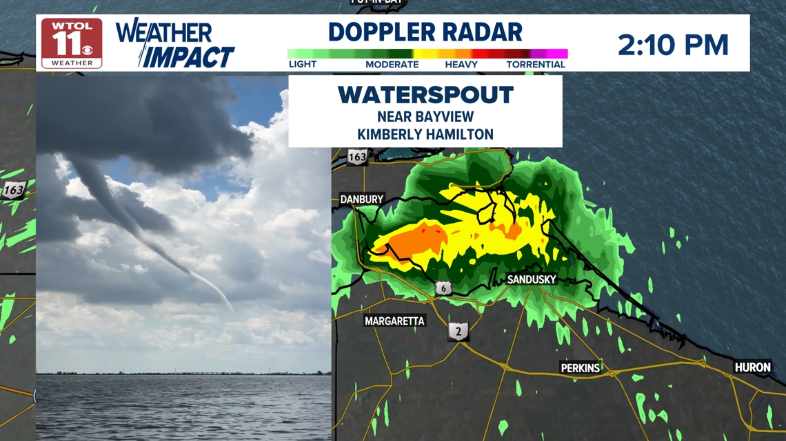 Waterspout spotted near Sandusky, Ohio | wtol.com