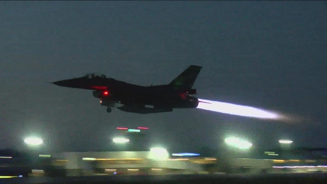 180th Fighter Wing conducts regular nighttime flying sessions | wtol.com