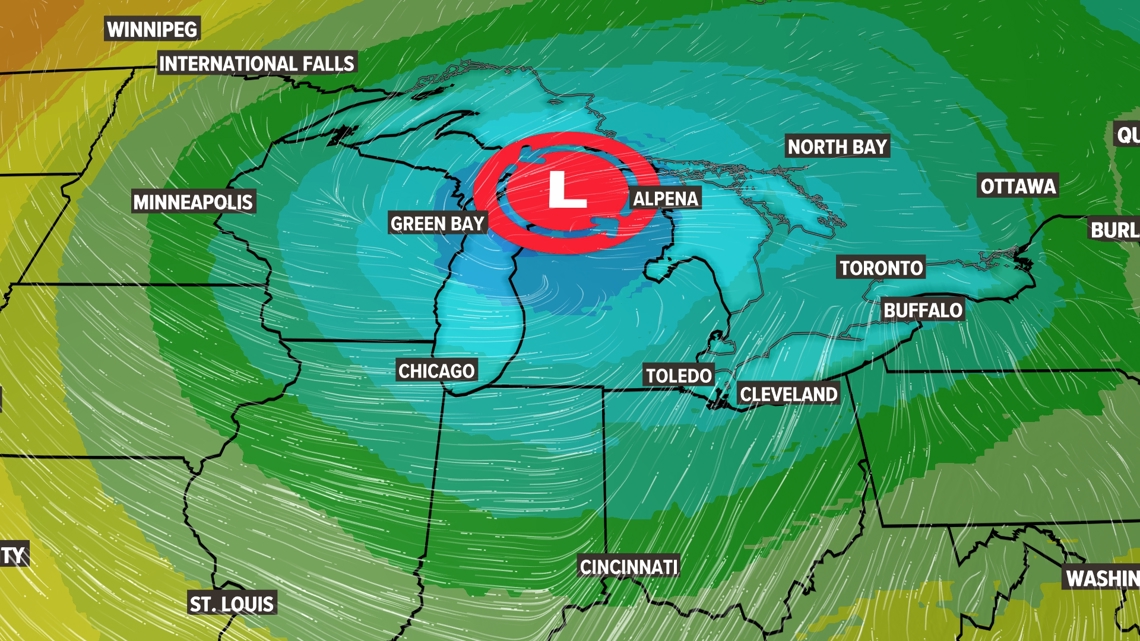 'Bomb cyclone' to hit Great Lakes this weekend with high winds and ...