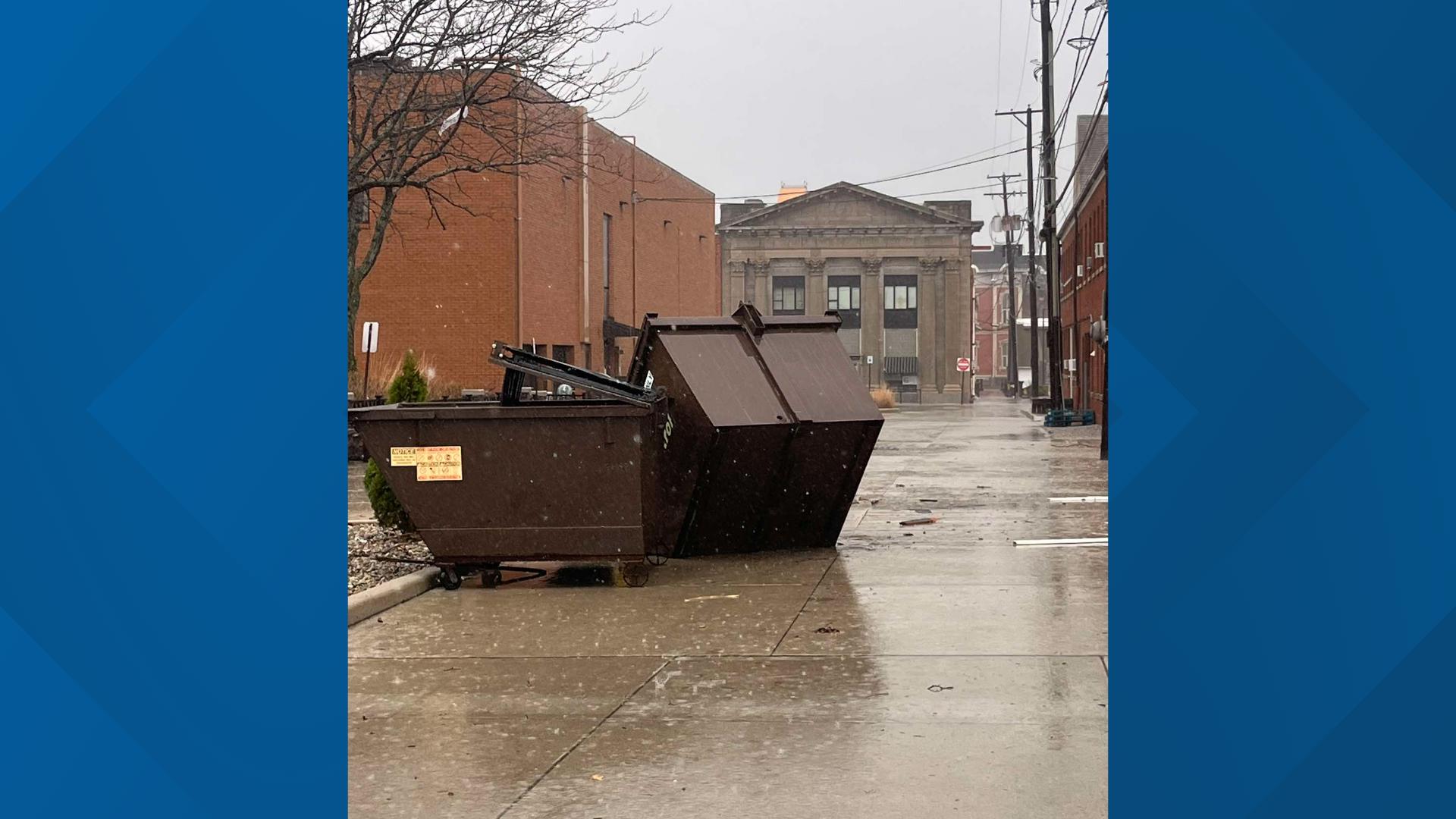 Strong storms cause extensive damage in downtown Defiance | wtol.com