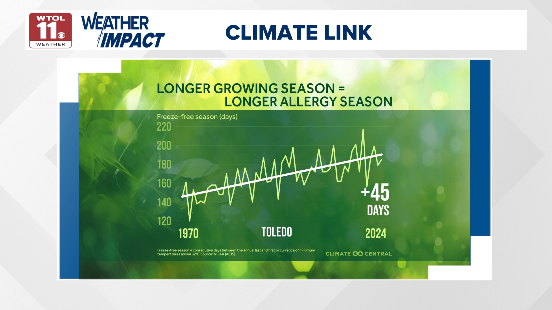 How are increasing temps impacting the allergy season? | Climate Friday ...