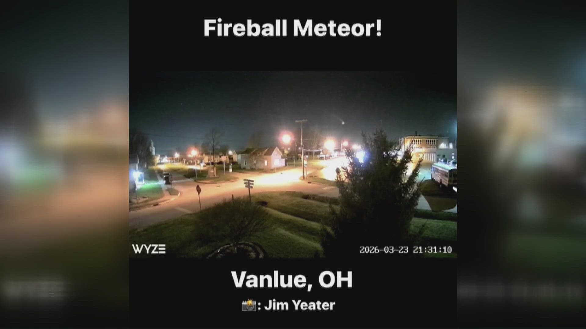 Did you see it? Second fireball meteor lights up Ohio skies | wtol.com