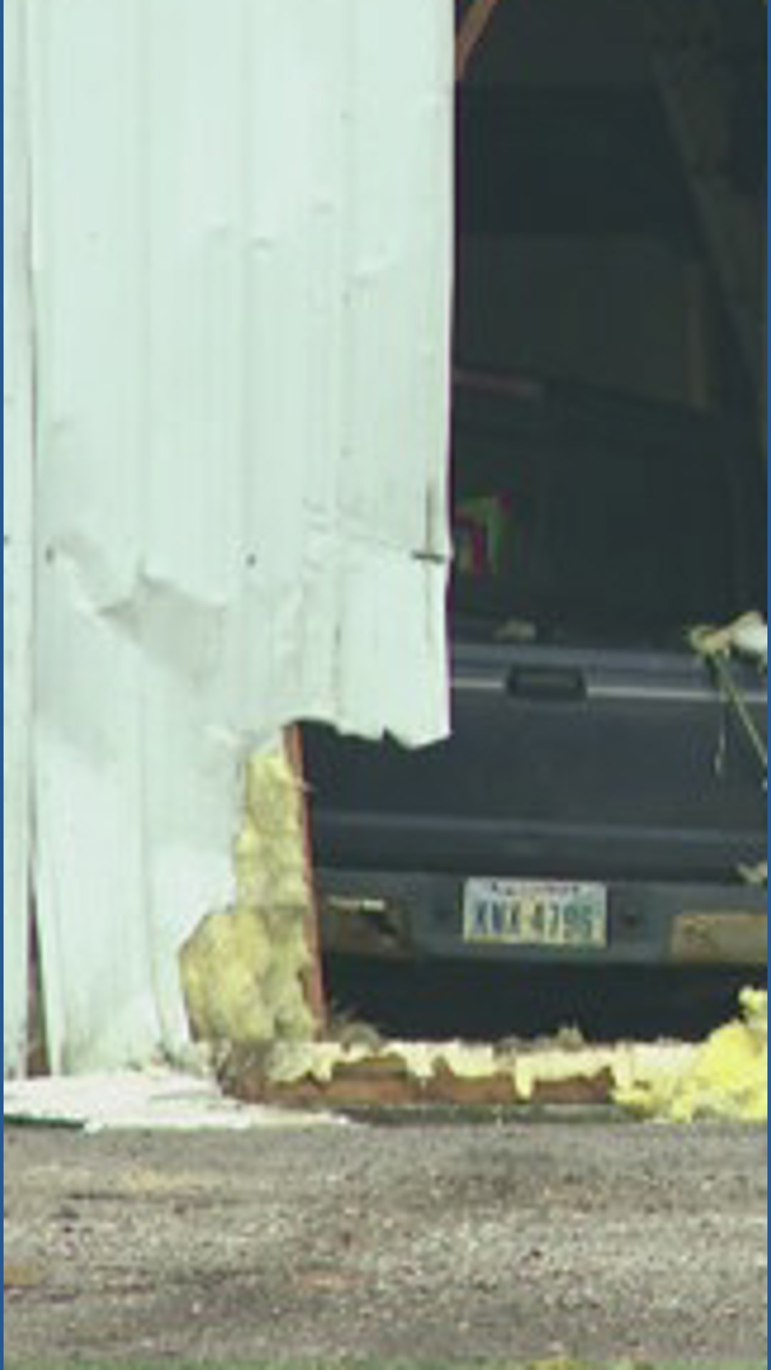 Vehicle knocks out power pole, crashes into west Toledo building | wtol.com