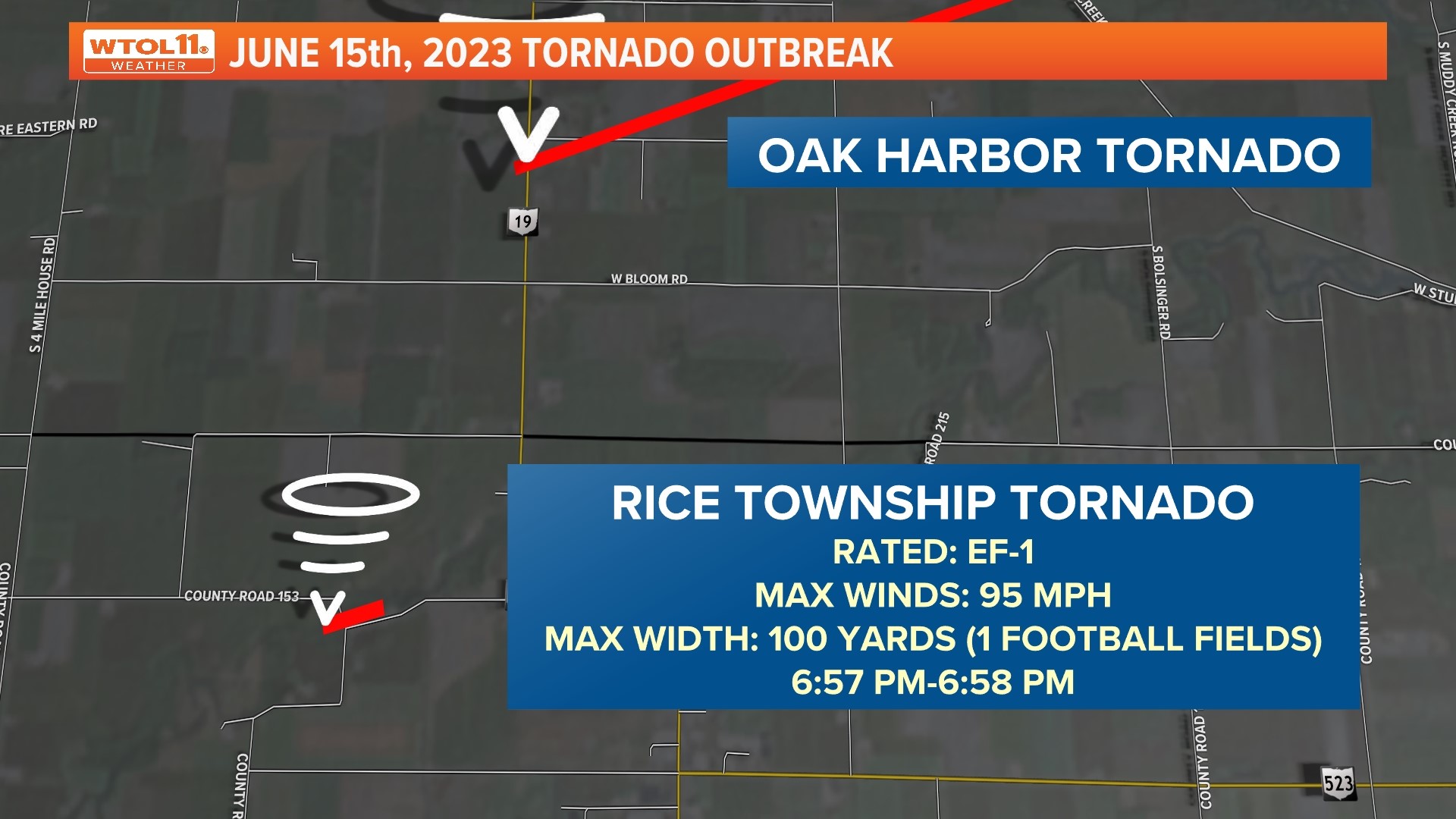 An in-depth look at the paths of all 9 tornadoes that touched down in ...