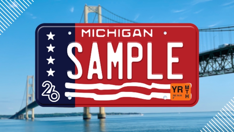 Iconic license plate returns in Michigan to commemorate America's 250th ...