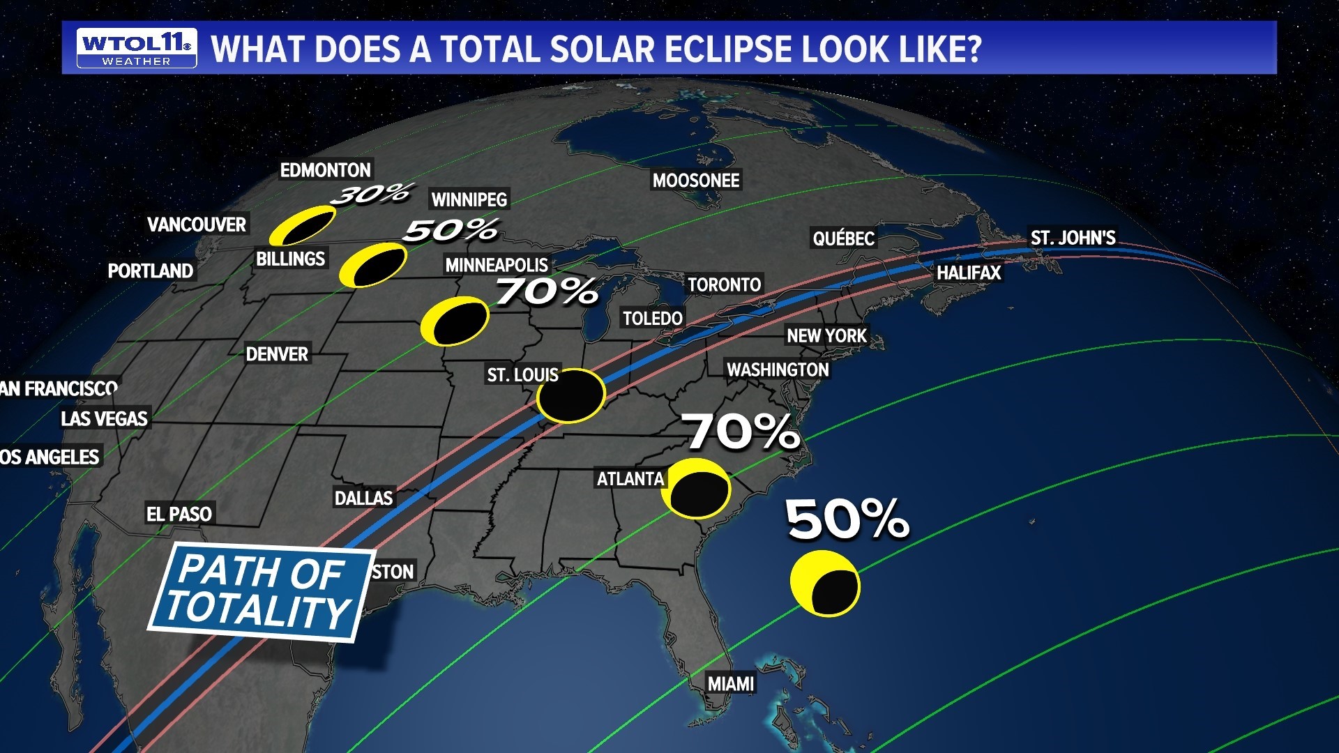 Total solar eclipse 2024 guide for Toledo and northwest Ohio | wtol.com