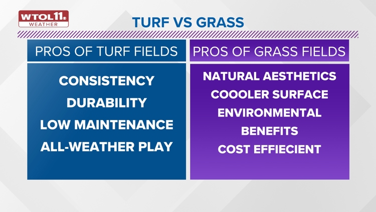 Is grass or artificial turf better for the environment? | wtol.com