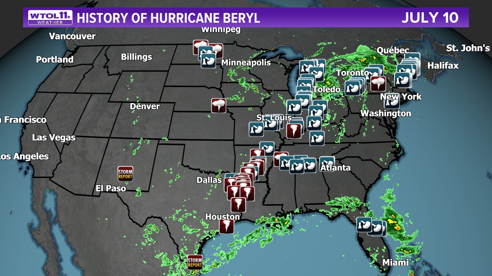 Looking back at Hurricane Beryl and how it impacted the United States ...