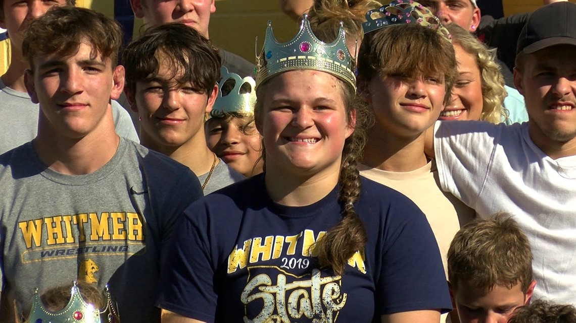 Whitmer's Savannah Isaac celebrates national championships | wtol.com