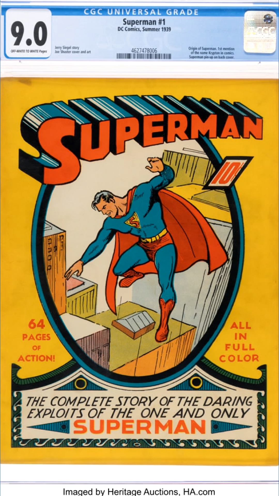 Superman comic sets record for highest price ever paid for a comic ...