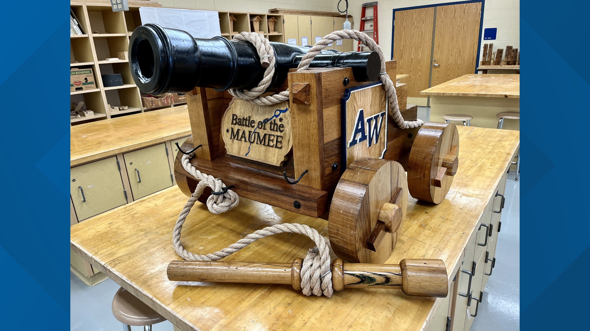'Battle of the Maumee' cannon symbolizes new trophy for rivalry | wtol.com