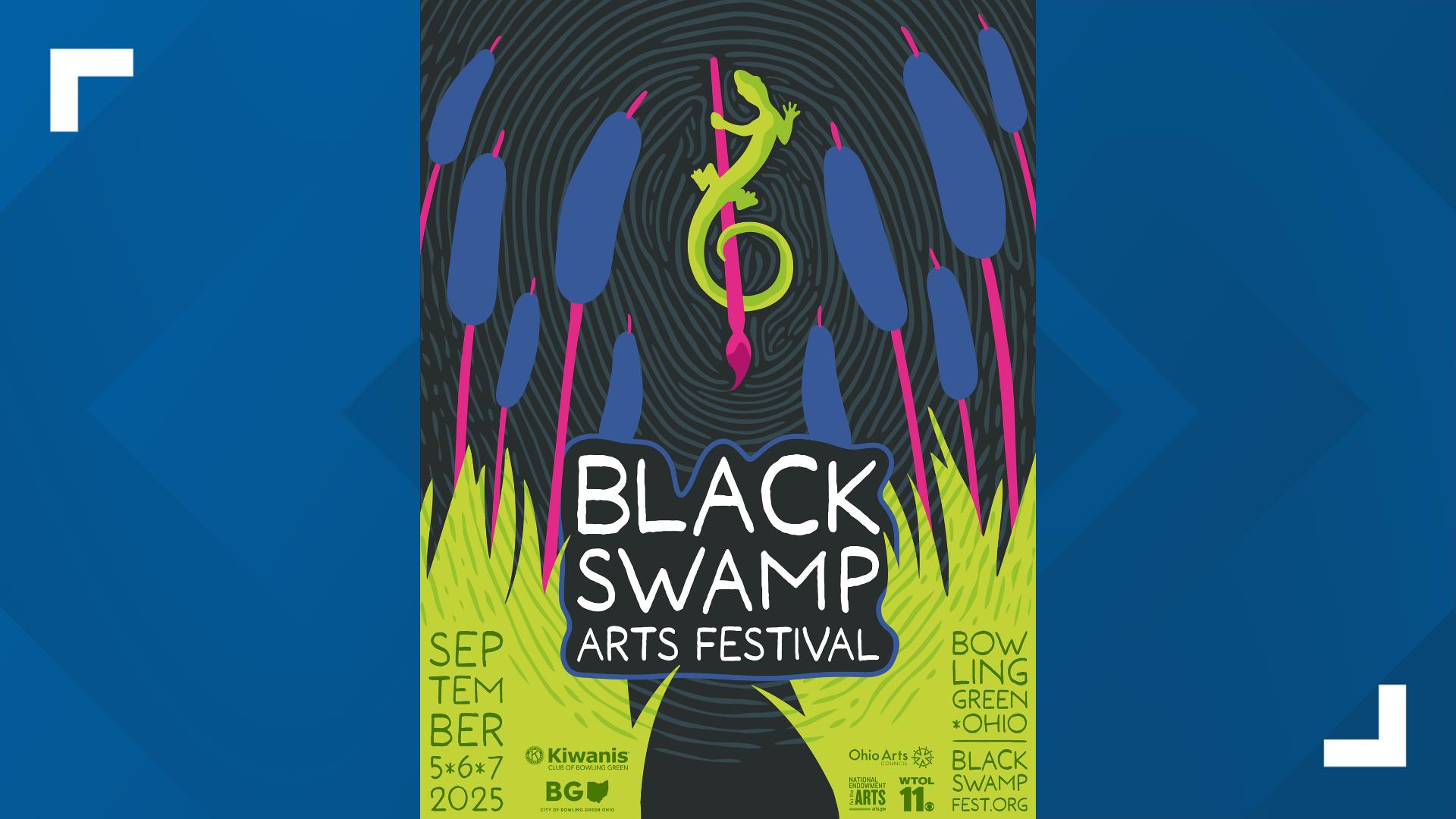 Black Swamp Arts Festival reveals 2025 poster, designed by Toledoan | wtol.com