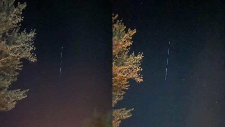 String Of Lights Over Northwest Ohio Was Starlink Satellites