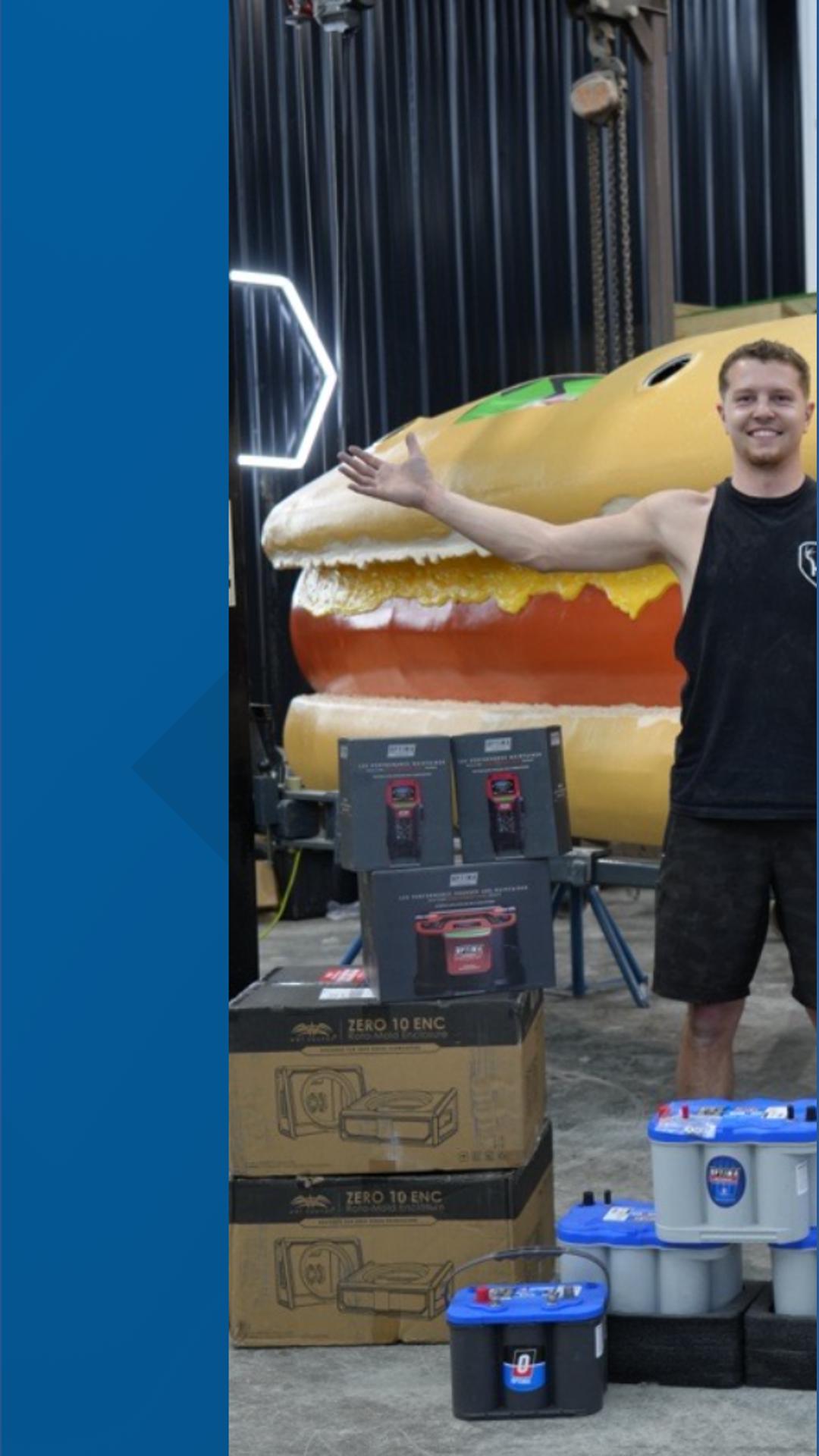 Ohio man's hot dog boat floats in Lake Erie, goes viral | wtol.com